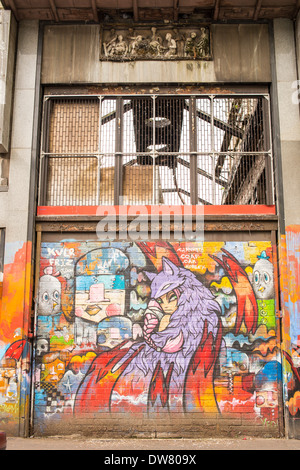 Street Art, Donegall St, Belfast, Northern Ireland Stock Photo - Alamy