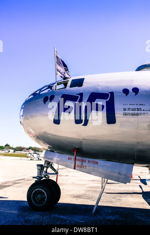A Boeing B29 Superfortress cockpit and forward position Stock Photo - Alamy