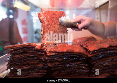 Bak Wah ( bbq jerky meat ) is one of Singapore's most popular snacks ...