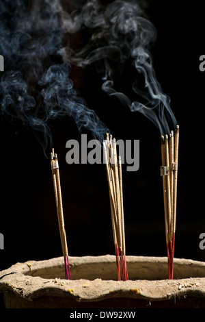 Smoke against black background Stock Photo - Alamy