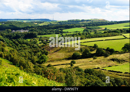 Market town of Meltham, West Yorkshire, England Stock Photo - Alamy