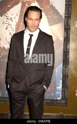Callan Mulvey attends the Premiere of "300: Rise of an Empire" at the ...