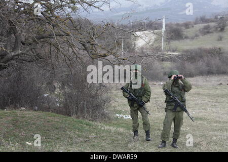 Simferopol, Ukraine's autonomous republic of Crimea. 4th Mar, 2014 ...