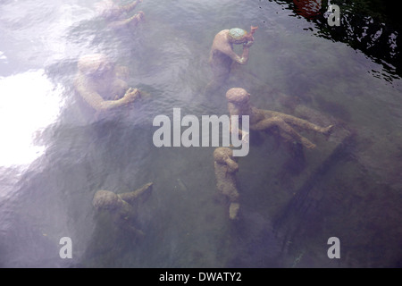 Denmark. Copenhagen. The Merman and his seven sons, belonging to the ...