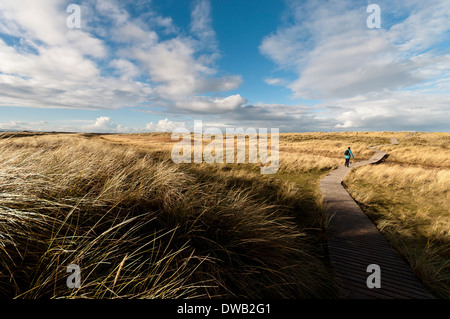Gronant Dunes Local Nature Reserve at Prestatyn North Wales Stock Photo ...