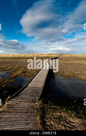 Gronant Dunes Local Nature Reserve at Prestatyn North Wales Stock Photo ...