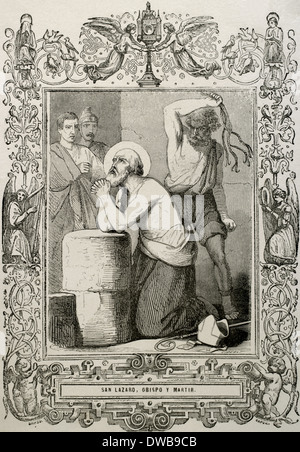 Lazarus of Bethany or Saint Lazarus. Jesus restores him to life for ...