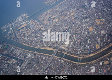 Japan, Osaka, birds eye view Stock Photo - Alamy