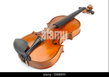 Classical vilolin on white background Stock Photo - Alamy