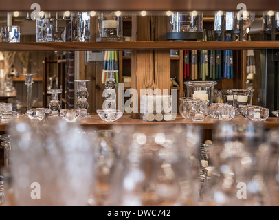 The Simon Pearce glassblowing showroom and store, Quechee, Vermont, USA ...