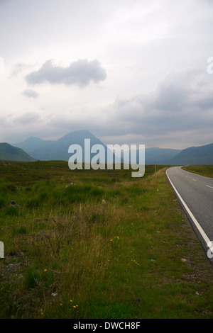 Road through Rannoch Moor Stock Photo - Alamy