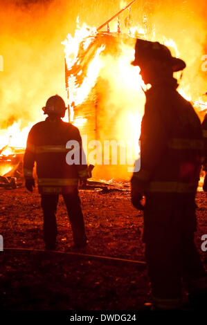 Conover, NC, USA. 4th March 2014. The Conover Fire Department in ...