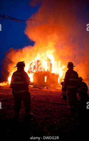 Conover, NC, USA. 4th March 2014. The Conover Fire Department in ...