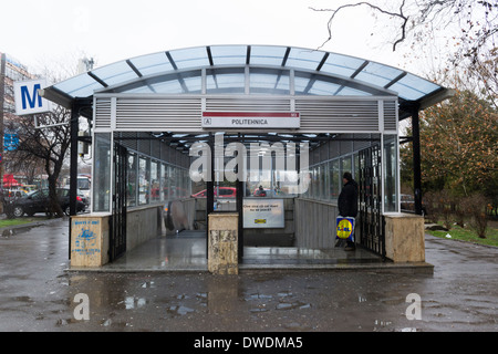 Bucharest, Romania, the metro station in Bucharest Titan Stock Photo ...