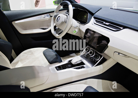 Skoda Vision C, interior Stock Photo - Alamy