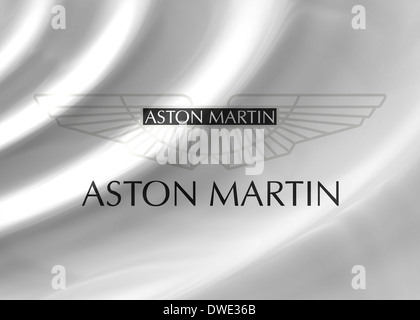 Aston Martin logo symbol icon flag emblem Stock Photo - Alamy