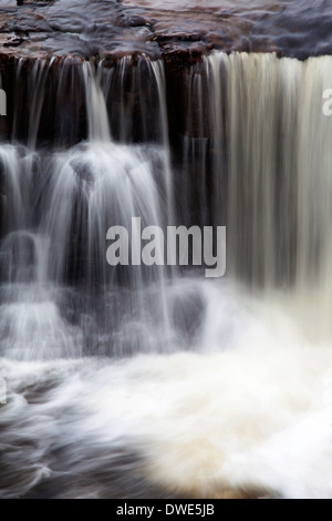 Clough Force on Grisedale Beck near Garsdale Head Yorkshire Dales ...