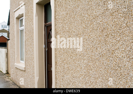 pebbledashed pebbledash pebble dash dashed dashing pebbledashing house ...