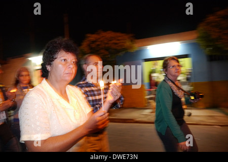 BRAZIL Procession to the Catholic church of São Francisco de Assis ...
