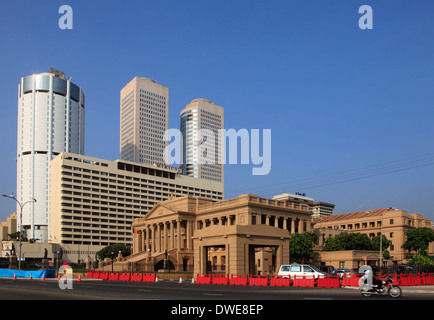 Fort Colombo Sri Lanka modern and old buildings Standard Chartered Bank ...