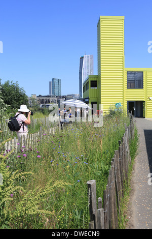 The View Tube cafe in the Olympic Park, Stratford, East London, England ...