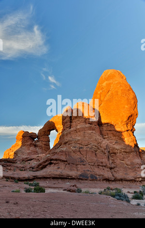 Turret Arch, Arches National Park, Moab, Utah USA Stock Photo - Alamy