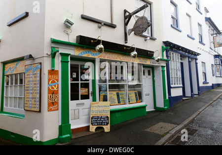 Fish & chip shop in Appledore, Devon, UK Stock Photo - Alamy