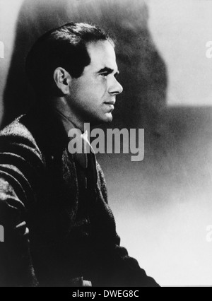 Frank Capra (1897-1991), American Film Director, Portrait behind Desk ...