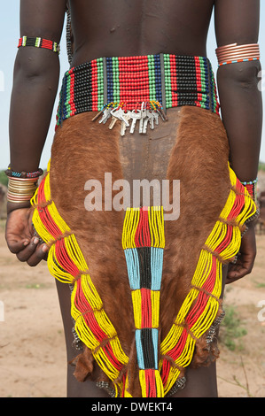 Hamar woman, Hamar tribe, Omo river valley, southern Ethiopia Stock ...
