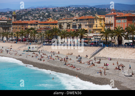 The Main Beach Nice France Stock Photo - Alamy