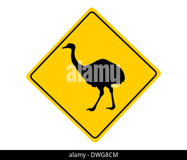 Greater Rhea Silhouette Stock Photo - Alamy