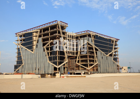 Contemporary architecture at Bahrain Financial Harbour in Manama ...