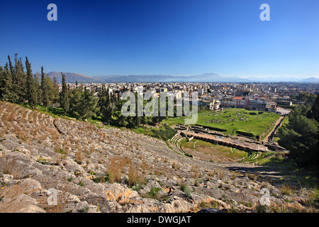 Greece, the City of Argos, Peloponnese, the old castle of Larisa. It's ...