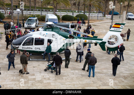 Guardia Civil helicopter. Spain Stock Photo - Alamy