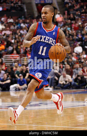 Philadelphia, Pennsylvania, USA. March 1, 2014: Washington Wizards ...