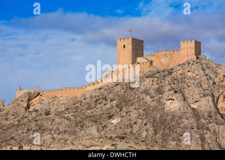 Alicante Sax village castle in Spain Stock Photo - Alamy