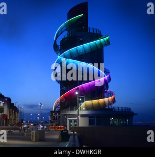The Redcar Beacon, vertical Pier or observation tower completed in ...