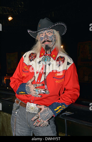 Outlaw Bobby Steele at the New York City Tattoo Convention in Manhattan ...