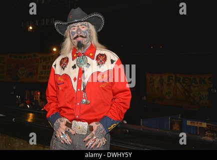 Outlaw Bobby Steele at the New York City Tattoo Convention in Manhattan ...