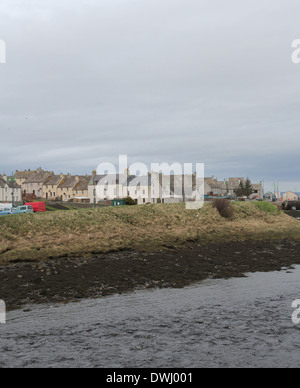 Thurso waterfront and river Scotland March 2014 Stock Photo - Alamy