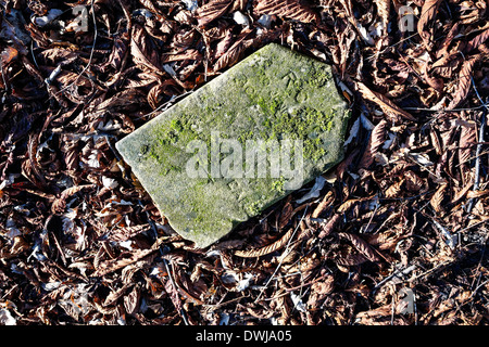 An old damaged grave at Belgrave St Peters church, Leicester, UK Stock ...