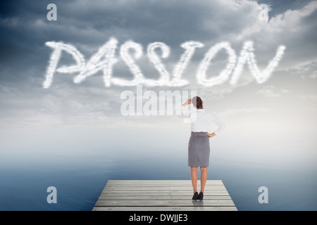 Passion against cloudy sky over ocean Stock Photo - Alamy