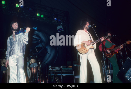 ELO - UK rock group in February 1976 with Melvyn Gale Stock Photo - Alamy