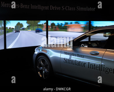 Mercedes-Benz Intelligent Drive S-Class Simulator Stock Photo - Alamy