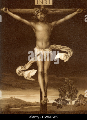 JESUS ON CROSS (DURER Stock Photo - Alamy