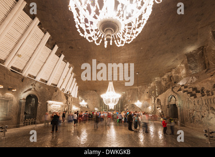 Tourist route, Wieliczka Salt Mine, UNESCO World Heritage Site, Krakow ...