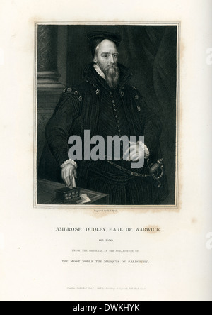 AMBROSE DUDLEY WARWICK Stock Photo - Alamy