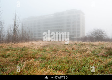 Dissused ICI Offices, Billingham, Teesside Stock Photo - Alamy