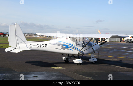 cockpit of a Icarus C42 microlight plane Stock Photo - Alamy