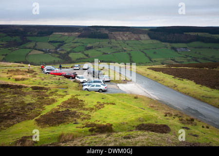 Chimney Bank Car Park, Rosedale, North Yorkshire Stock Photo - Alamy